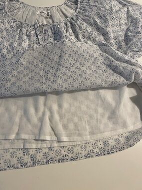Emerson Fry | Tops | Emerson Fry India Collection White Block Print ...